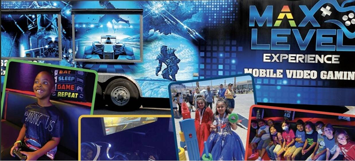 The Max Level Experience video game truck in Las Vegas, NV